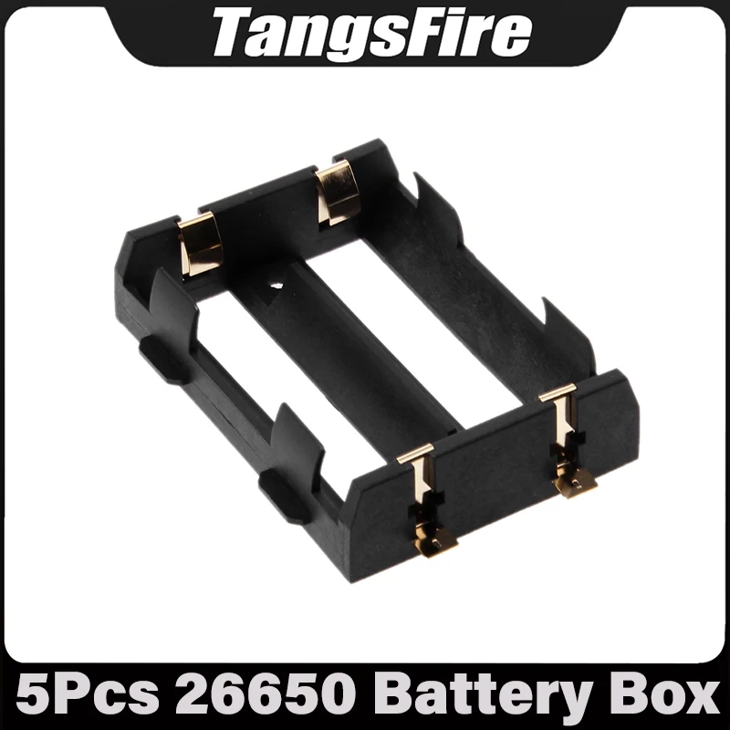 5Pcs-2-Slot-26650-Battery-Box-SMD-SMT-THM-3-7V-Batteries-Case-Storage ...