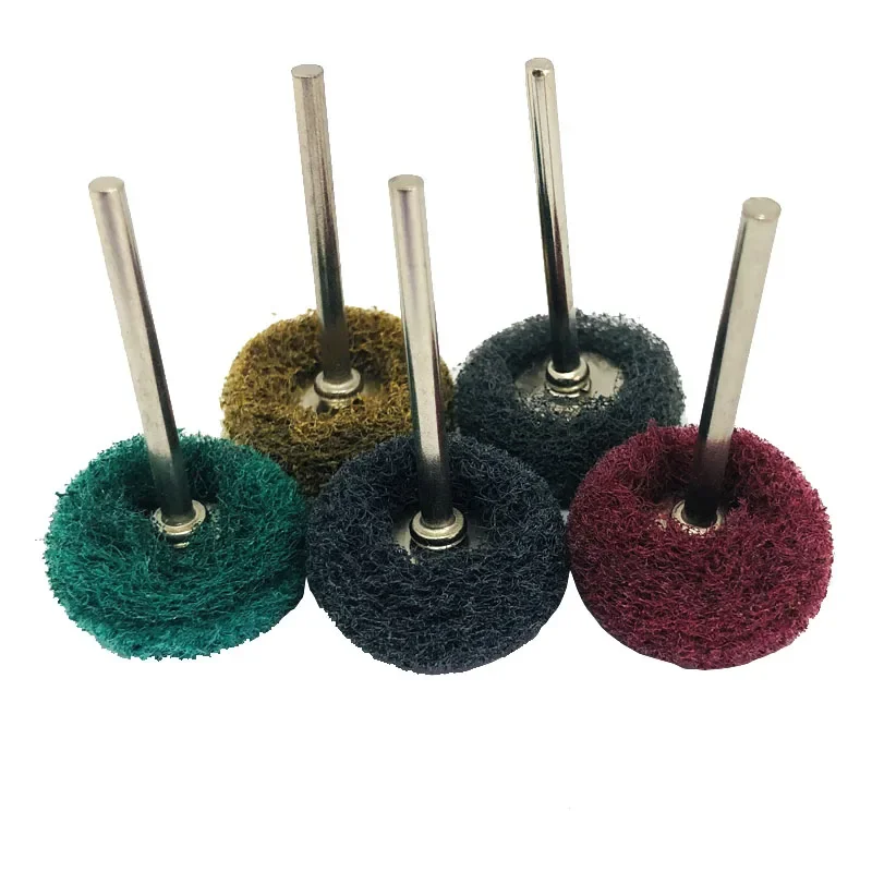 10pcs Nylon Buffing Polishing Wheel Mini Drill Abrasive Brush with 3mm ...