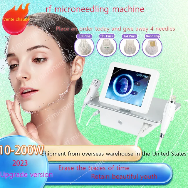 rf microneedling machine RF Fractional Micro-Needle Beauty Machine Anti-Acne Skin Lifting ...