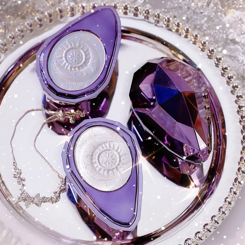 Luxury-Purple-Diamond-Moonlight-Highlight-Powder-Palette-Shimmer-Shiny ...