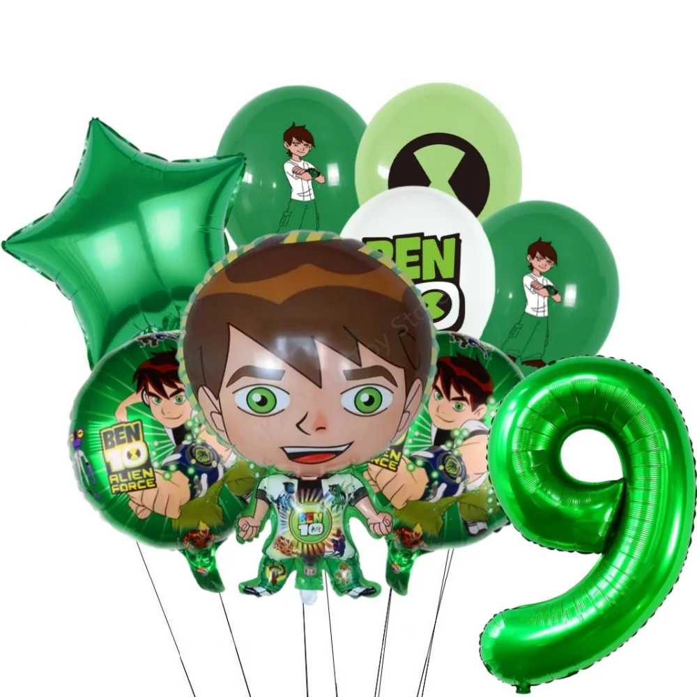 Ben 10 Balloon 32 Inch Number Foil Balloons – Ben10cosprops
