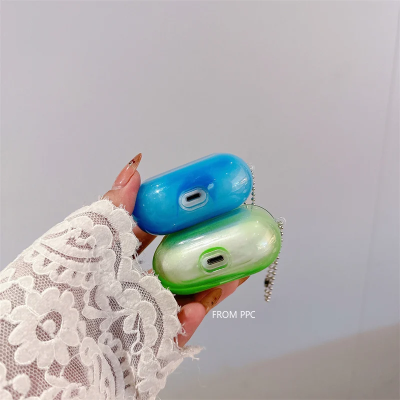 Shiny Luminous Quicksand Luxury Earphone Protective Case Cover for ...