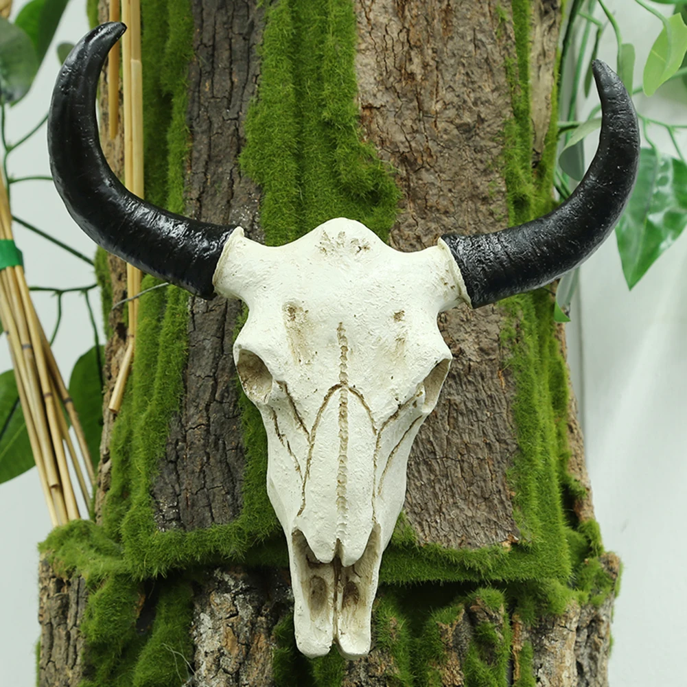 Cow-Skull-Head-Pendant-Wall-Hanging-Longhorn-Cow-Skull-Head-Ornament ...