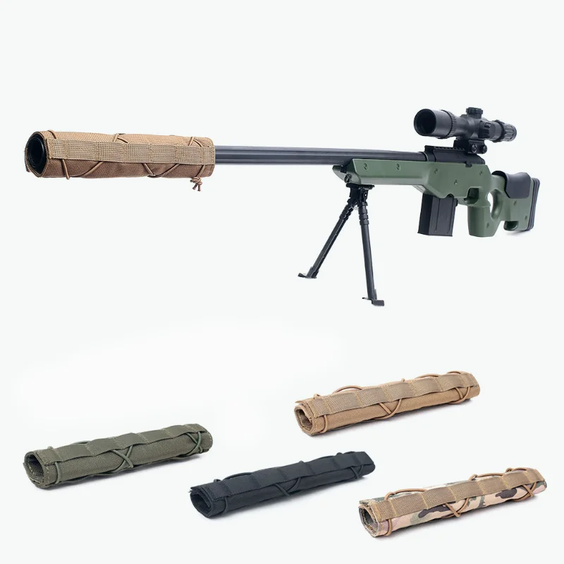 Hunting-Accessory-Rifle-Silencer-Protector-Military-Tactical-Shooting ...