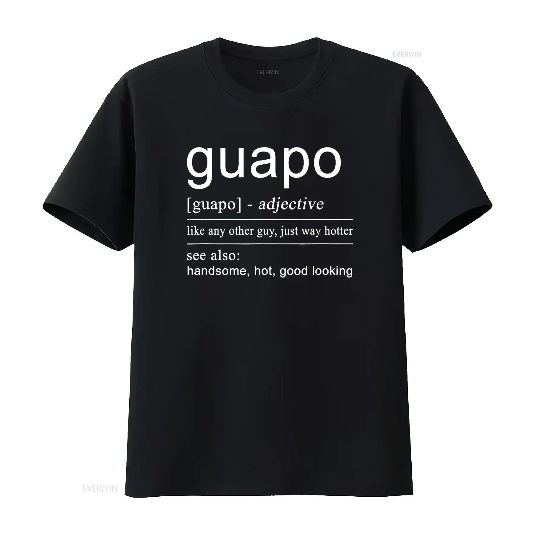 El Guapo T Shirt Spanish Design for Men s vintage Washed Breathable ...