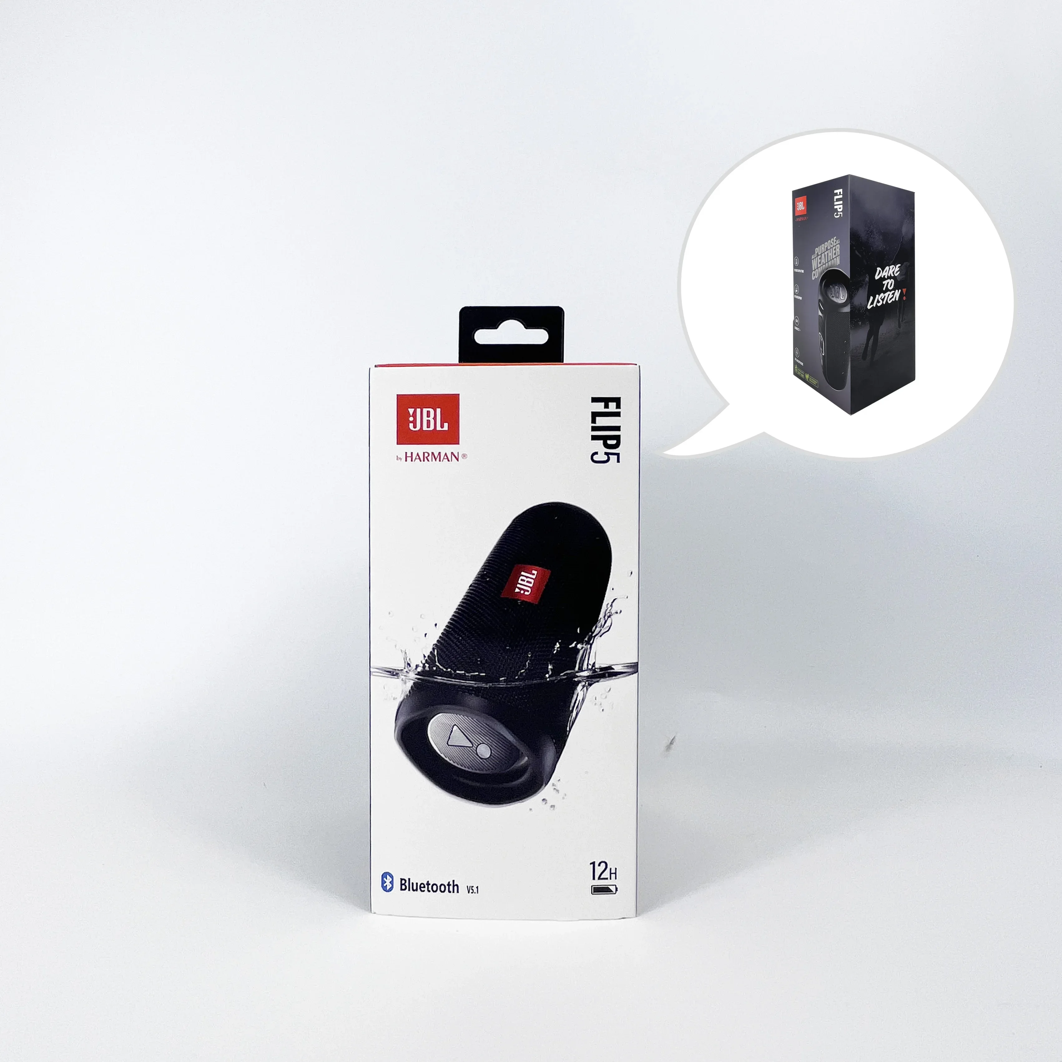 JBL Flip 5 Altavoz Bluetooth Flip5 Mini Altavoz Bluetooth inalámbrico portátil a prueba de agua ...