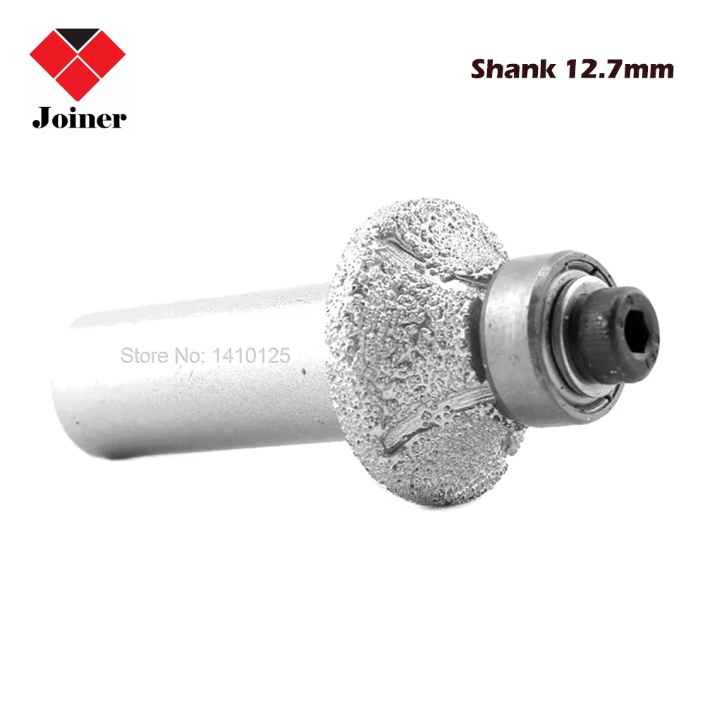 Radius 3mm-18mm Brazed Diamond Router Bits with 12.7mm 1/2" Shank for ...