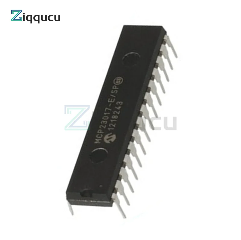 IC Chips MCP23017-E/SP DIP-28 MCP23017 16-Bit I/O Expander with I2C Interface IC Original ...