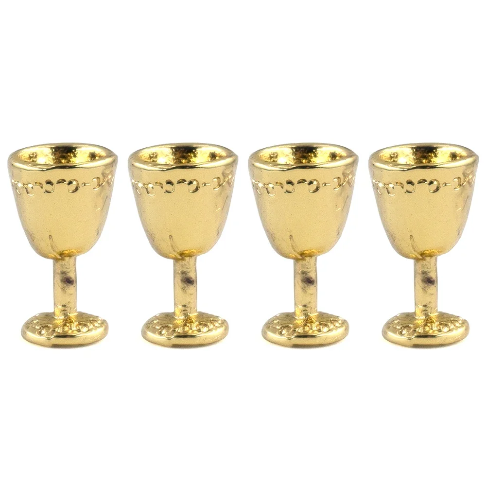 4Pcs-1-12-Dollhouse-Miniature-Accessories-Mini-Metal-Wine-Glass ...