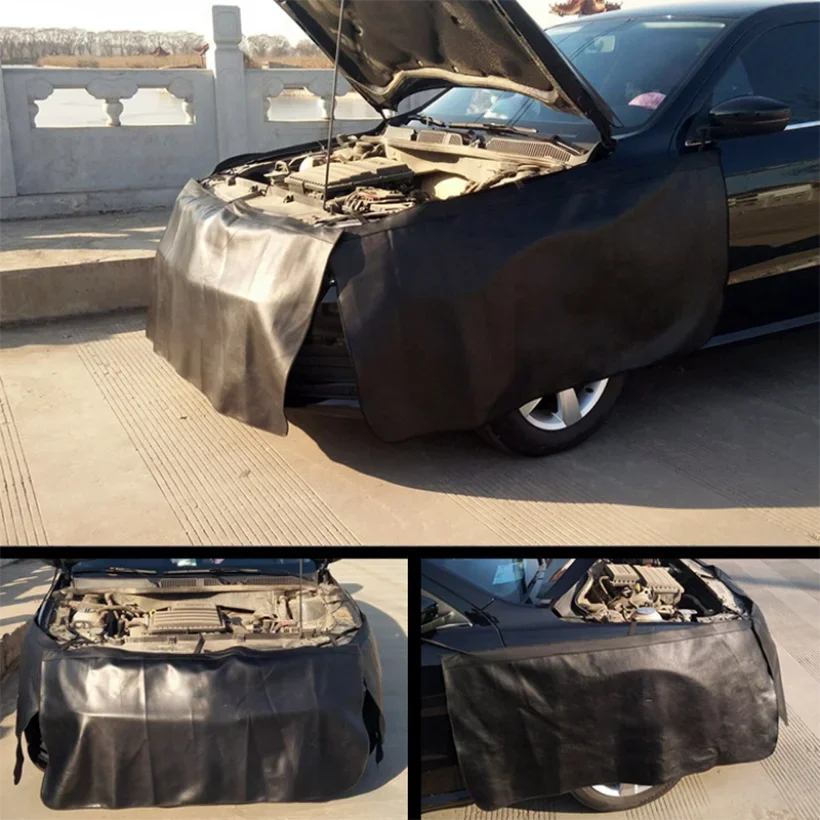 3PCS-Universal-Car-Magnetic-For-Fender-Cover-Foldable-Protector ...