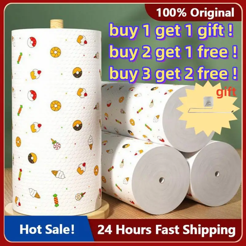 42pcs-roll-Disposable-Rags-Thickened-Non-woven-Dishcloth-Rag-Home ...