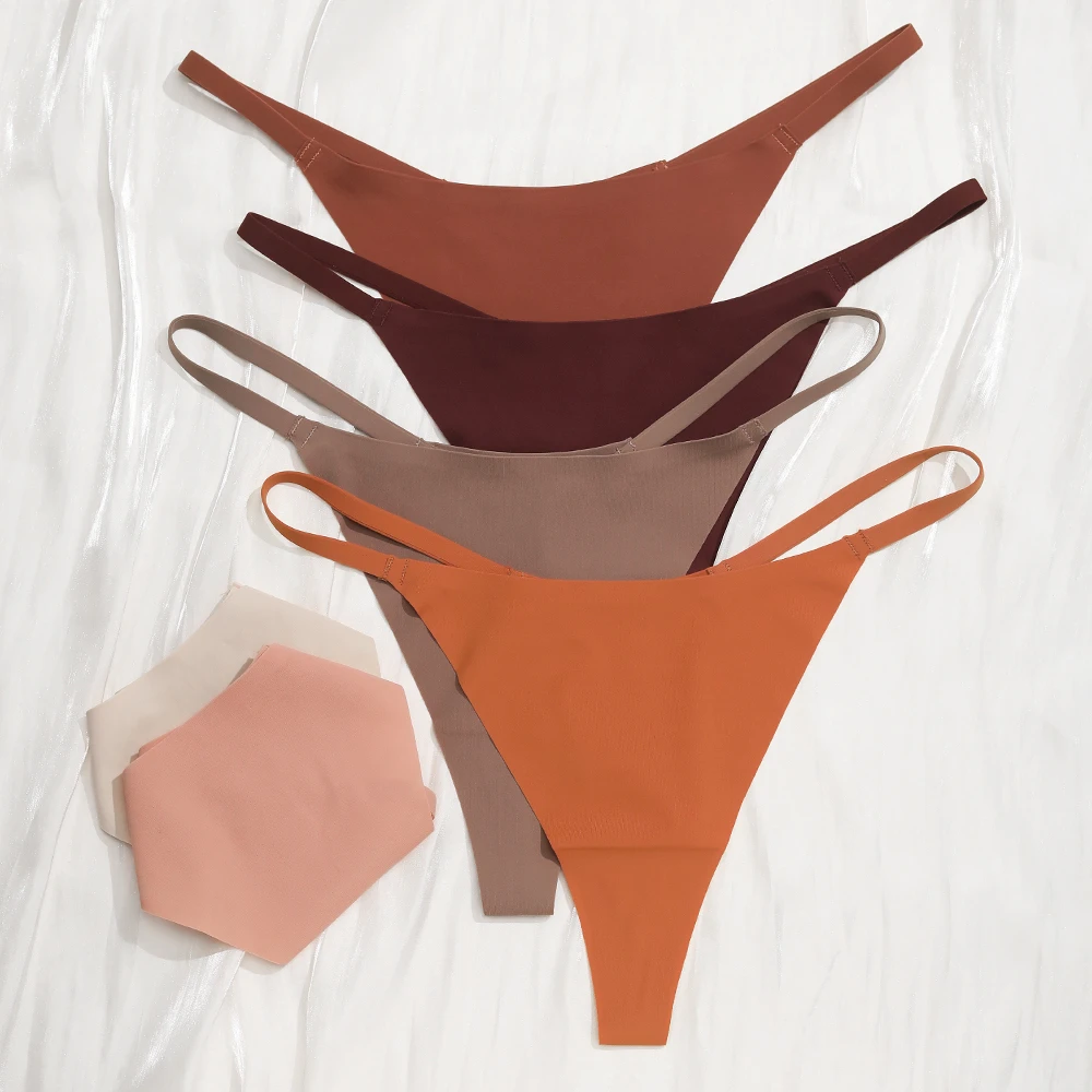 Sexy Underwear Women Silk | Seamless G-string Panties | Seamless ...