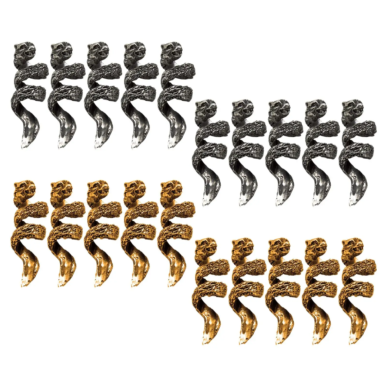 10-Pack-Set-Coil-Set-Beards-Pendants-Hair-Accessory-Beard-Beads-for-Men ...