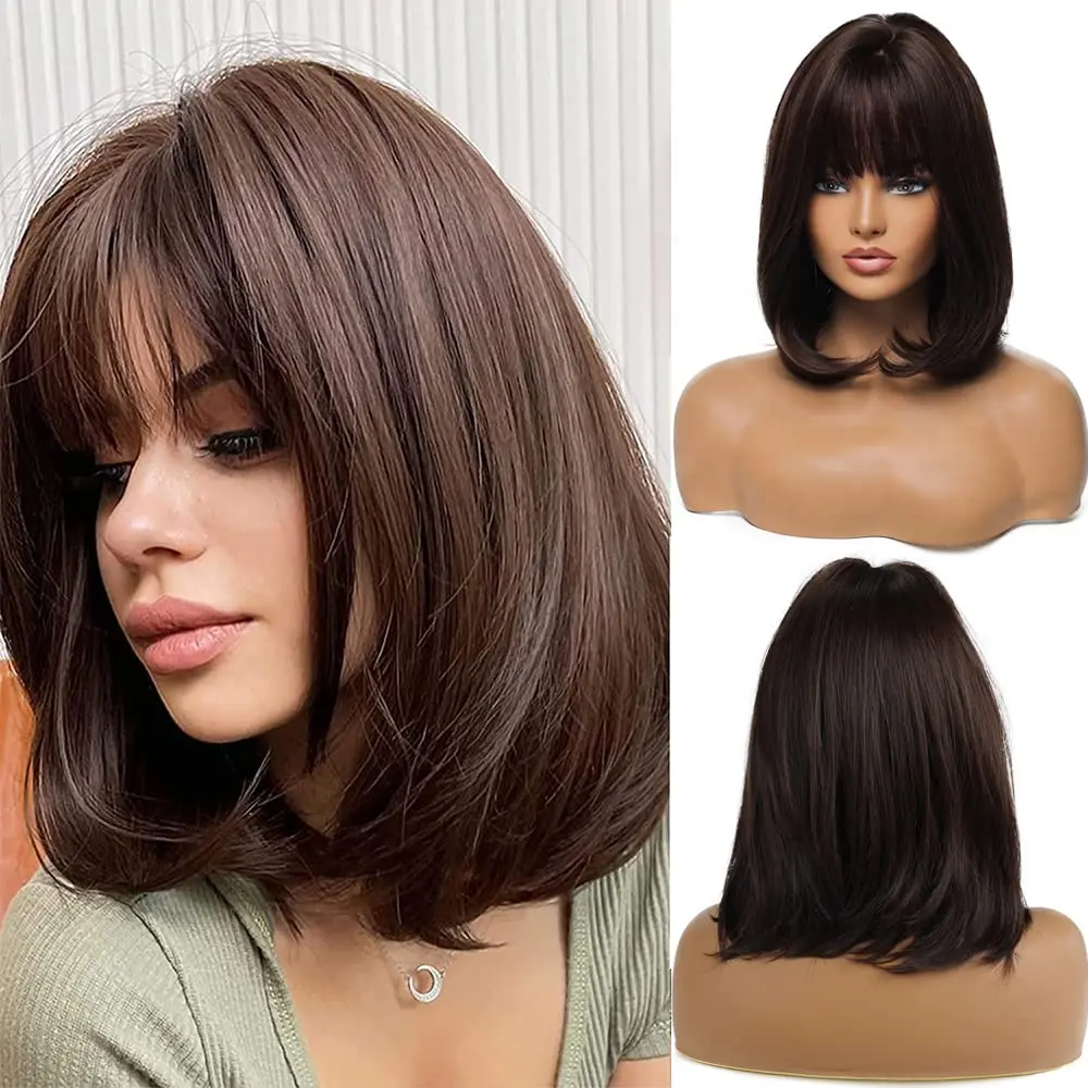 Short-Synthetic-Dark-Brown-Wig-with-Bangs-Slightly-Curly-Hair-Ends-Hair-Straight-Wigs-for-Women.jpg