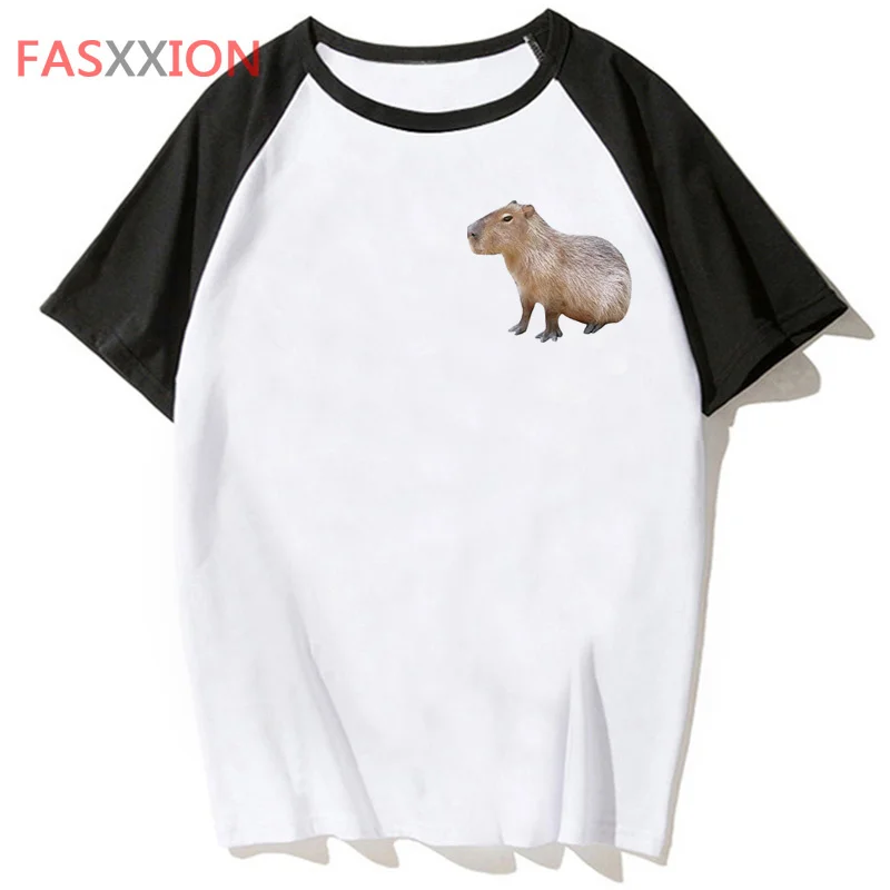 Capybara Camiseta harajuku hip hop para hombre, ropa de calle divertida ...