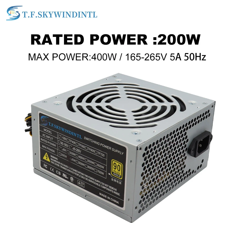 500w Power Supply 500w Psu Pc 12v Atx Pc Power Supply Sli Pci-e 12cm ...