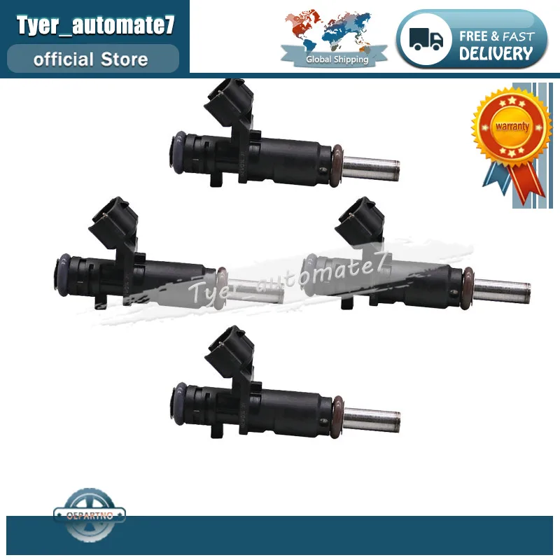 For-Renault-Megane-4-Dokker-Captur-Duster-Fluence-4Pcs-Fuel-Injectors ...