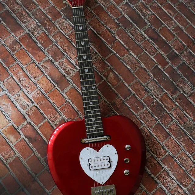Heart Shaped Acoustic Guitar