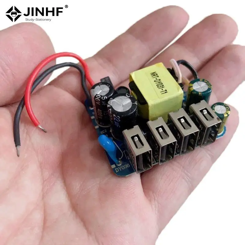 4-Port-USB-Fast-Quick-Charging-Circuit-Board-Module-Supports-2-4A-Fast ...