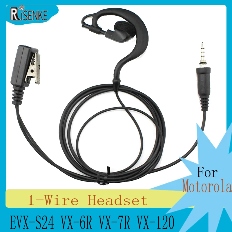 RISENKE Earpiece for Motorola Vertex EVX-S24 VX-6R VX-7R VX-120 VX-127 VX-170 VX-177 ICOM IC ...