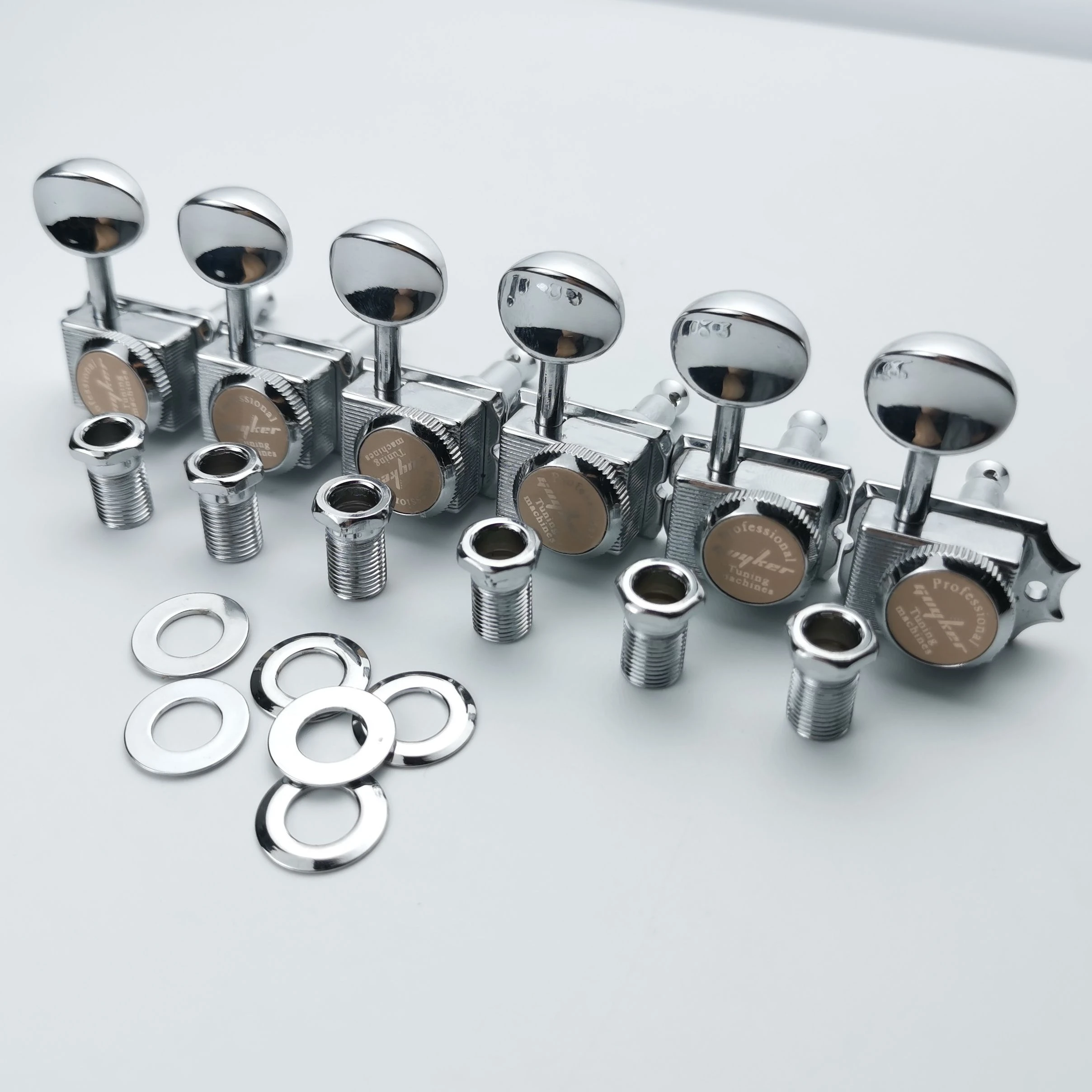 GUYKER New Pattern Vintage Lock String Tuners Nut Style Electric Guitar ...