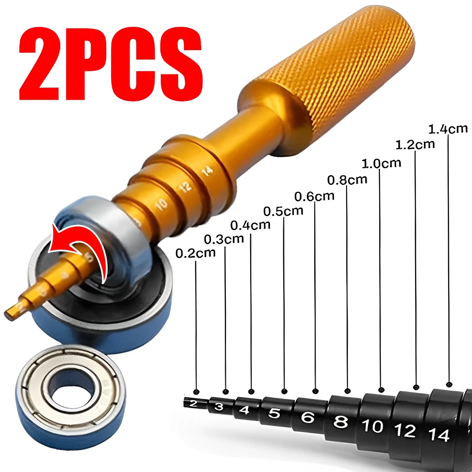 1-2pcs-2-14mm-Bearing-Remover-Car-Repair-Tool-Bearing-Remover-Installer ...