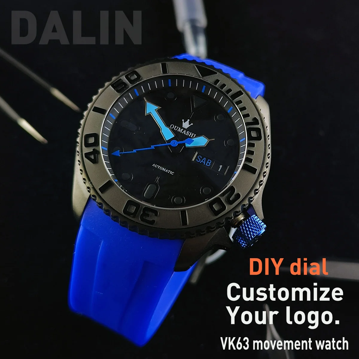 watch-for-men-DIY-Custom-Logo-Watch-Dial-nh36-watch-Stainless-Steel ...