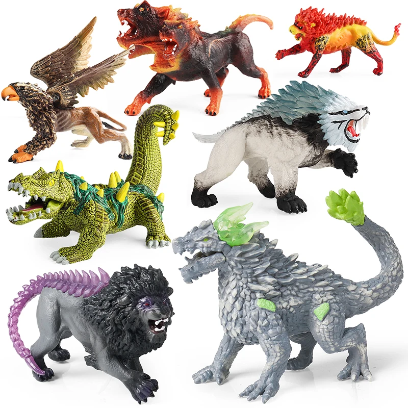 Oenux-Mythical-Dinosaur-Dragon-Tiger-Golem-Lion-Snowmen-Cattle-Model ...