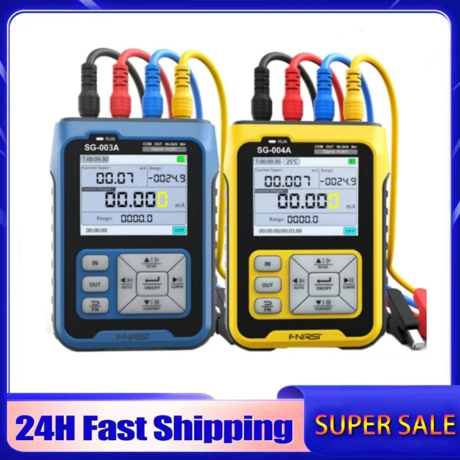 FNIRSI SG-004A 4-20mA Multifunctional Signal Generator PT100 Thermocouple Resistance Pressure ...