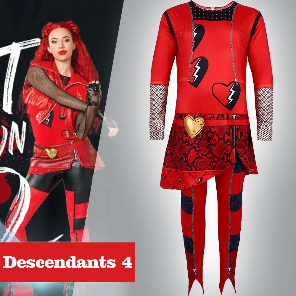 Movie-D-Descendants-4-The-Rise-of-Red-Cosplay-Costume-for-Girls ...