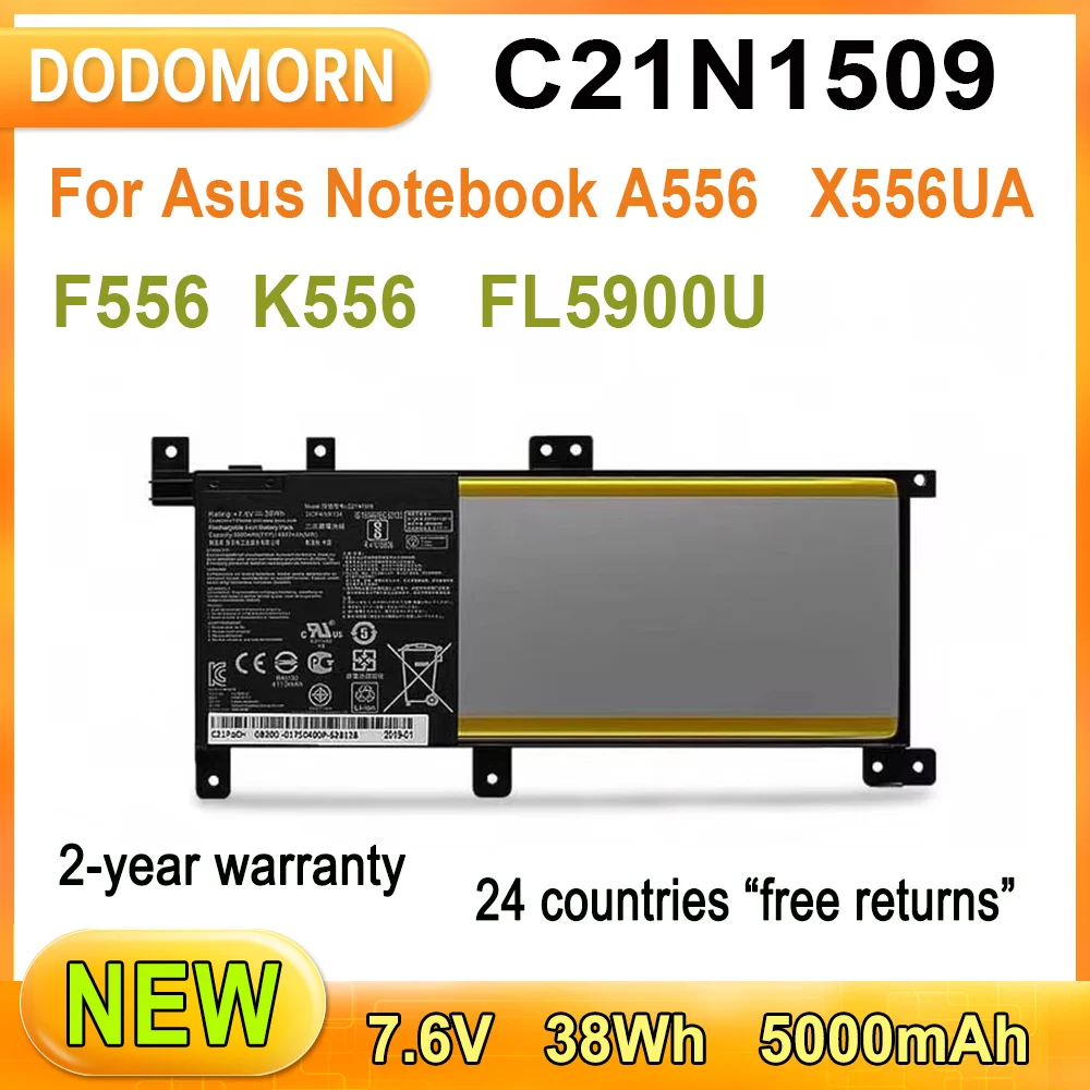 NEW-C21N1509-Laptop-Battery-For-ASUS-Vivobook-X556UA-X556UB-X556UF ...