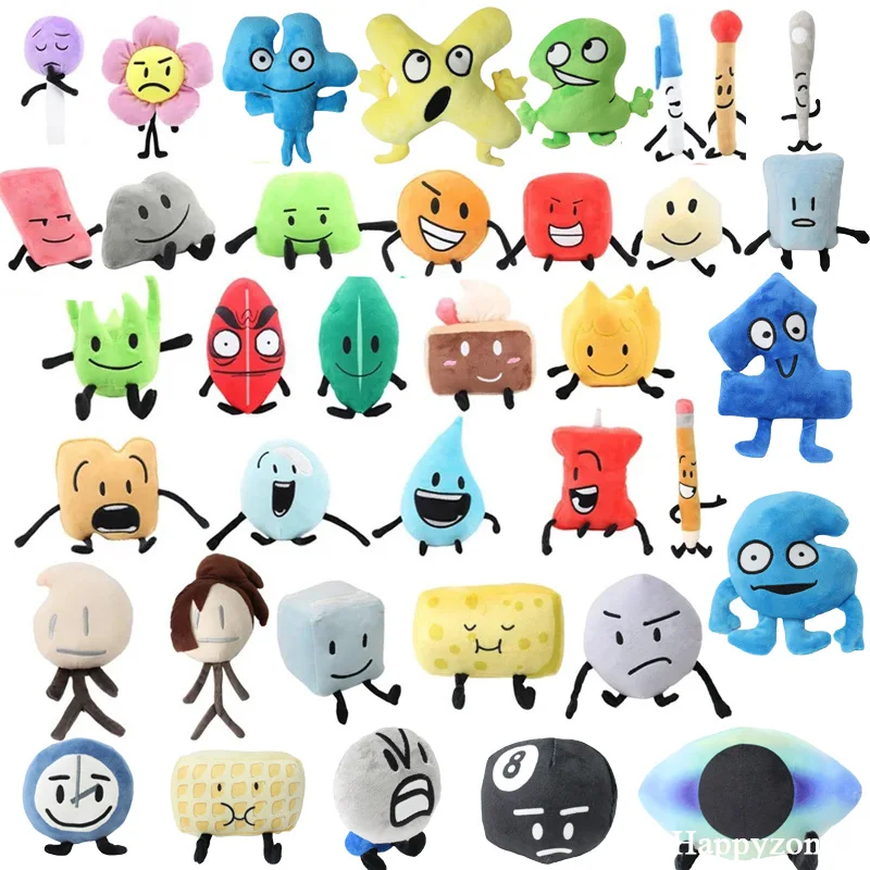 New-Arrivial-BFDI-Plush-Toy-Battle-for-Dream-Island-Stuffed-Doll-Four-X ...