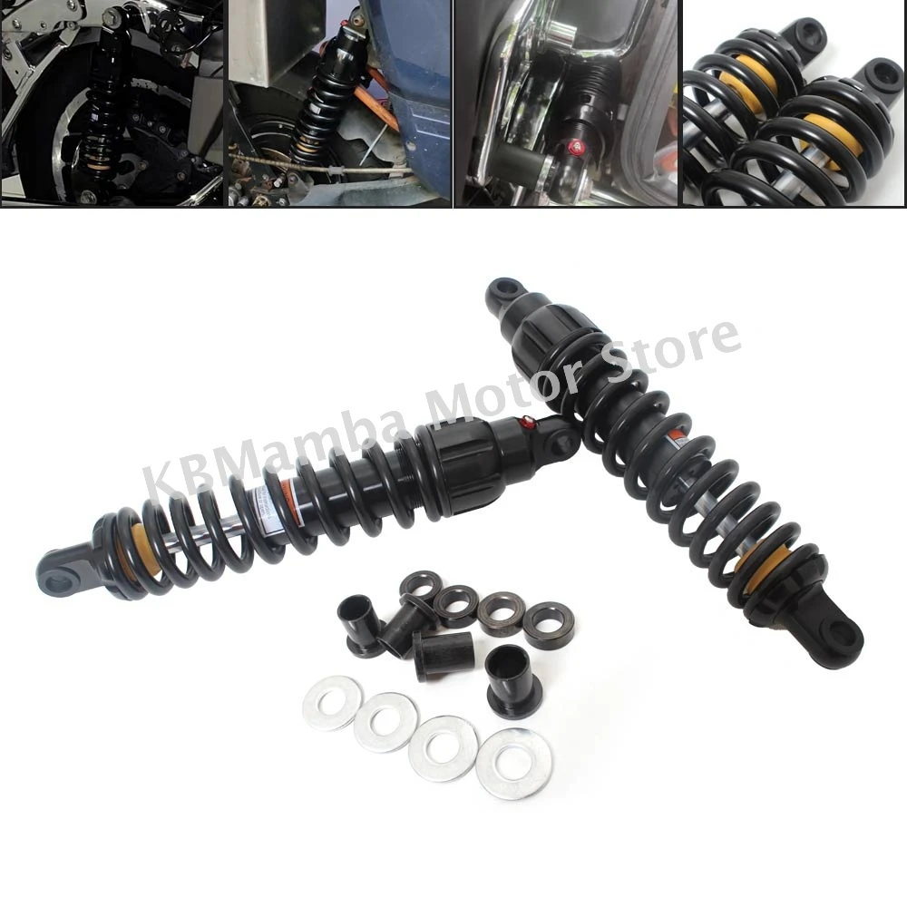 1Pair-343MM-Motorcycle-Rear-Suspension-Protection-Shocker-Absorber-For ...