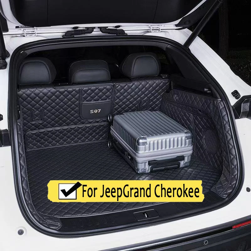 Artificial leather Custom Car Trunk Mat For Jeep Grand Cherokee 2011 ...
