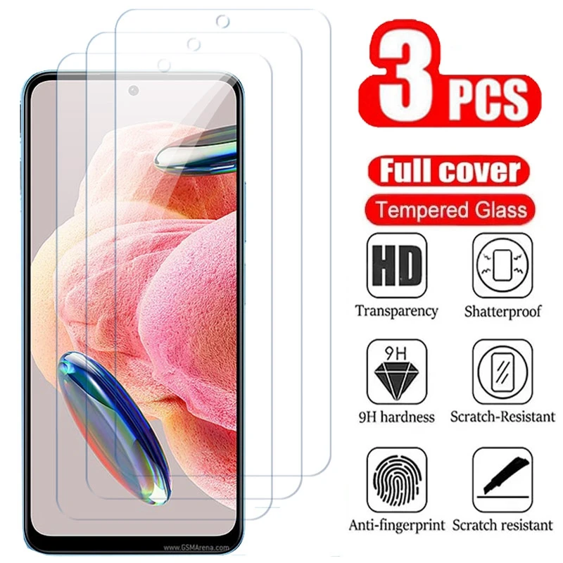 3PCS-Tempered-Glass-For-Redmi-Note-12-5G-Screen-Protector-Redmi-Note ...