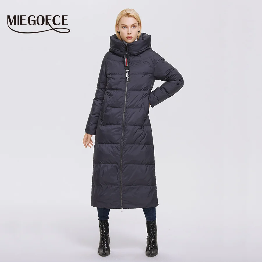 Miegofce 2023 Winter Women Outwear Parka Super Long Warm And Windproof ...