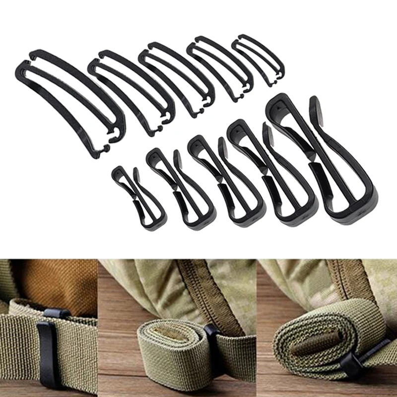 Generic Molle Attach Webbing Strap Buckle Waist Belt End Clip Clasp ...