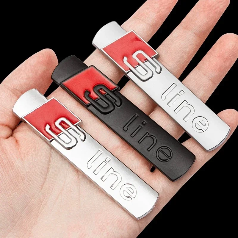 1Pcs-3D-Metal-Car-S-LINE-Emblem-Sticker-Badge-Decoration-For-Audi-Sline ...