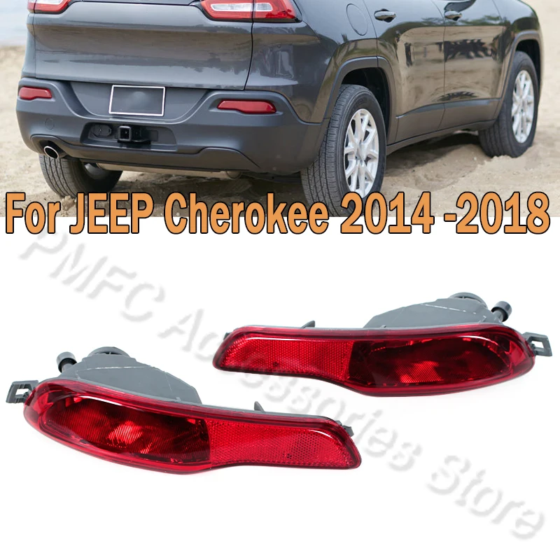 PMFC For JEEP Cherokee 2014-2018 Rear Bumper Brake Light Fog Lamp Stop ...