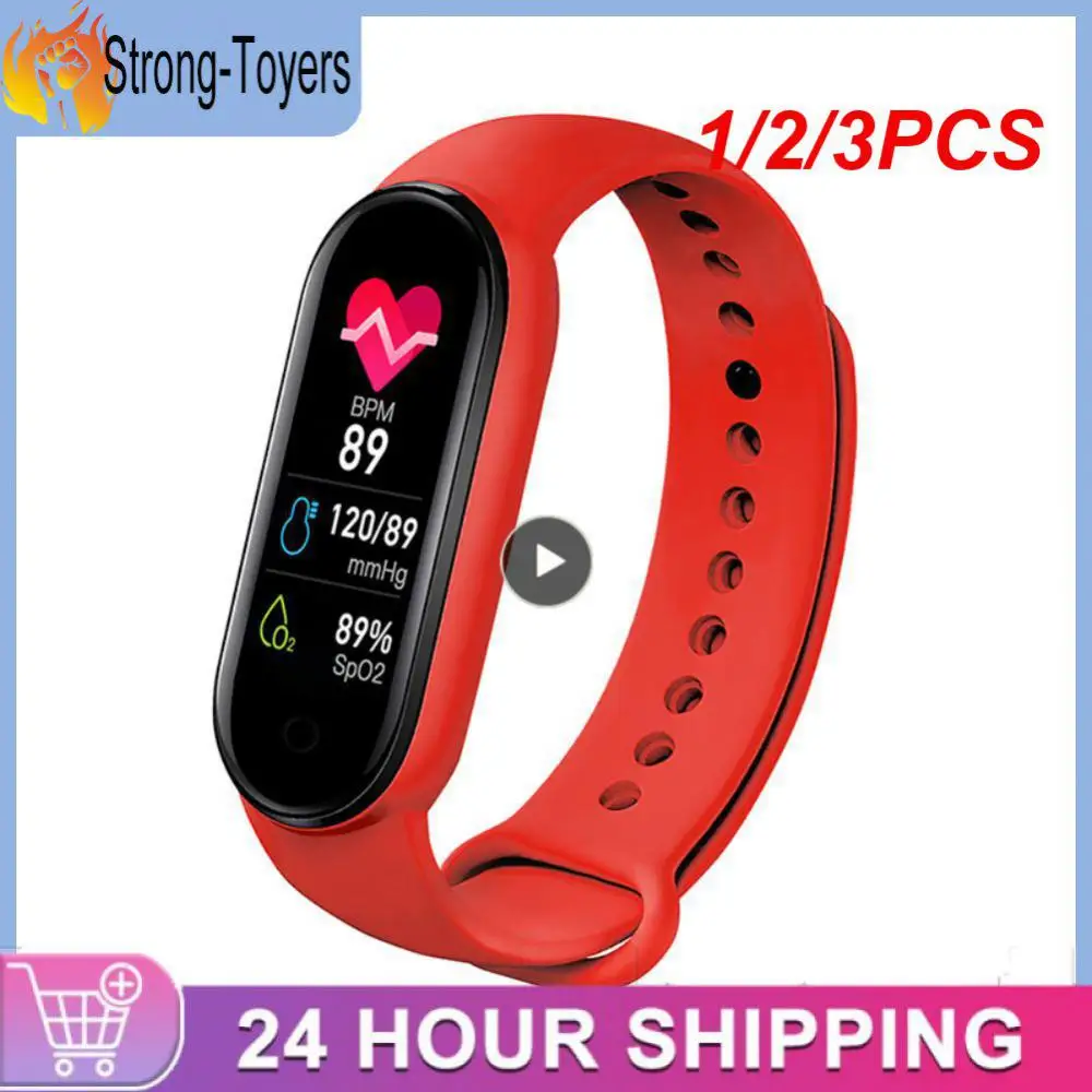 1-2-3PCS-Smart-Bracelet-Watch-Fitness-Tracker-Heart-Rate-Blood-Pressure ...