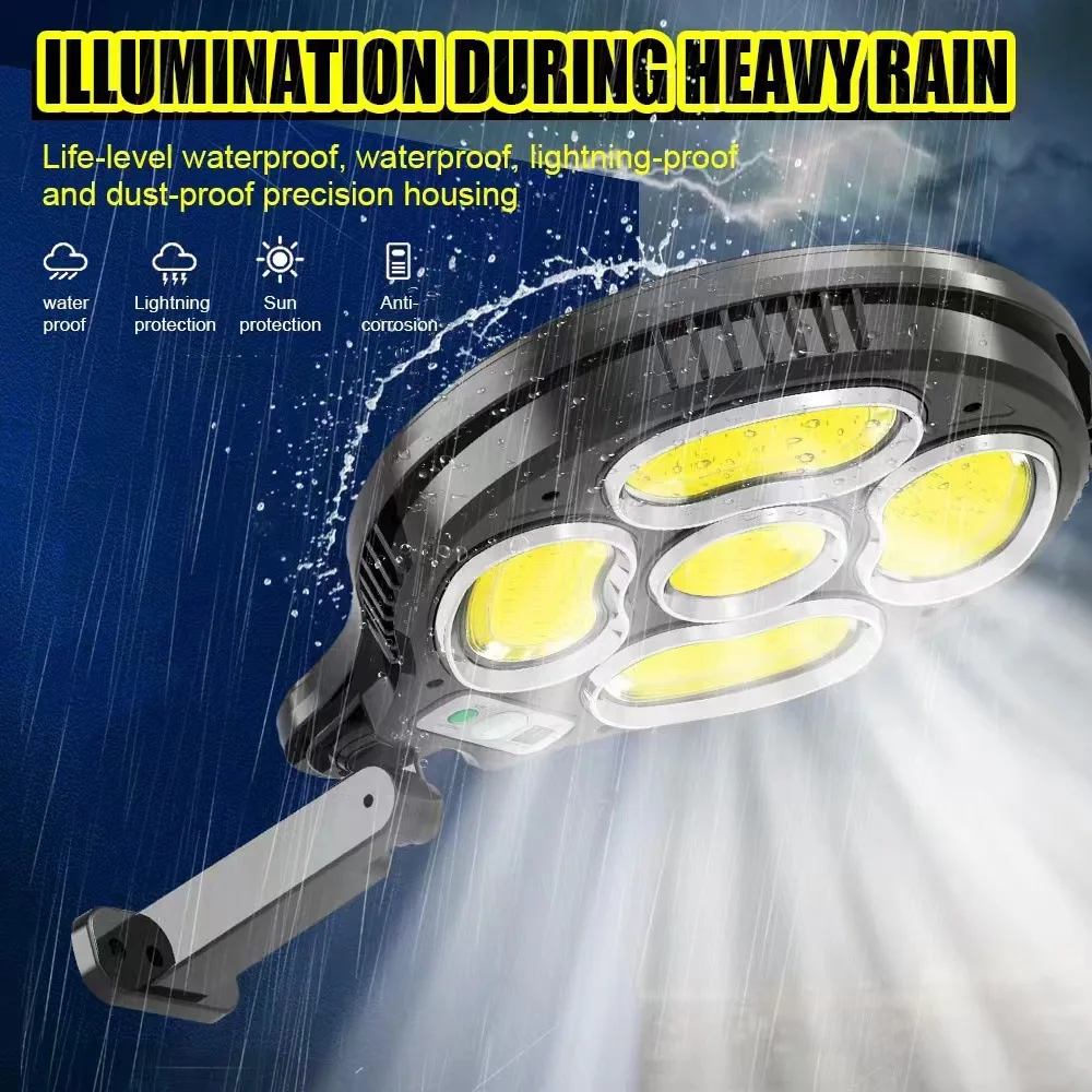 Solar Wall Lamp Outdoor Led Street Light Ip65 Waterproof Floodlight ...