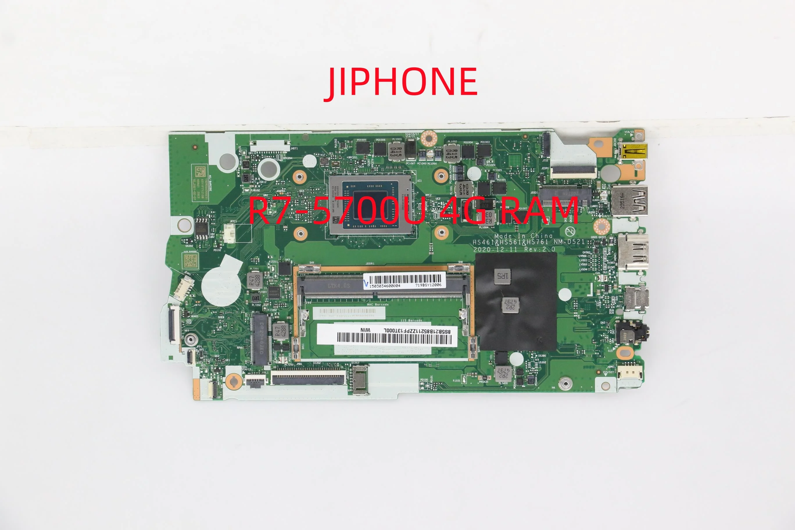 New NM-D521/5B21B85211 For Lenovo IdeaPad 3-14ALC6 (82KT) w/R7-5700U 4G ...
