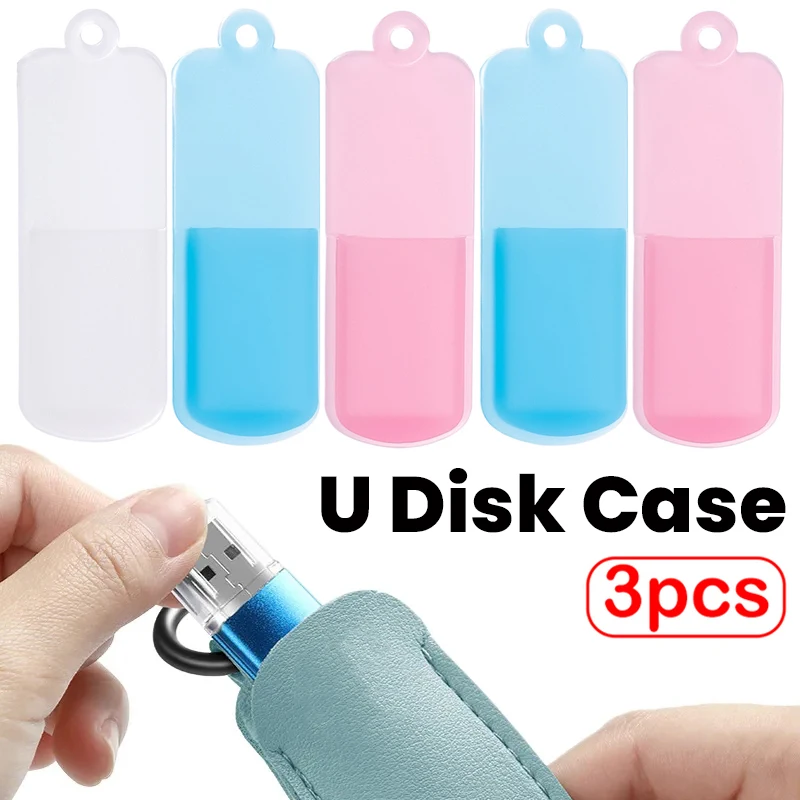 3Pcs-Silicone-Dustproof-Cover-for-U-Disk-Protective-Case-Portable-USB ...