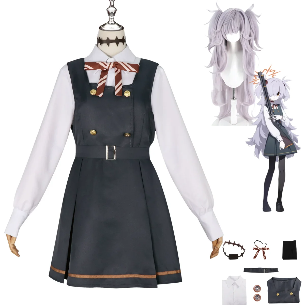 Game Blue Archive Itagaki Kanoe Cosplay Costume Japanese-style JK ...