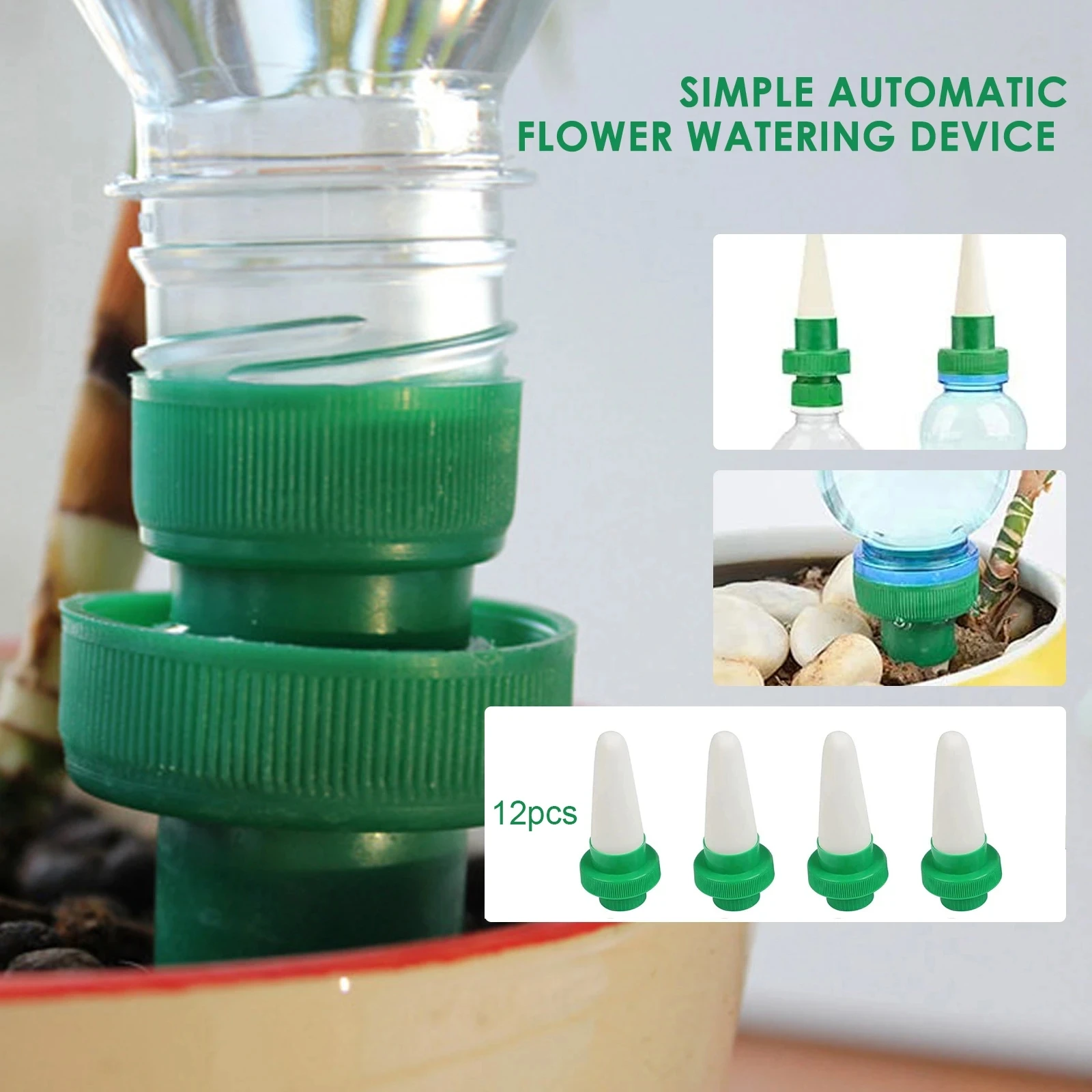 12pcs-Self-Watering-Kit-Ceramic-Automatic-Waterer-Drip-Irrigation ...