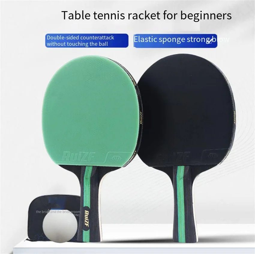 Professional-Table-Tennis-Racket-High-Elasticity-Single-And-Double ...