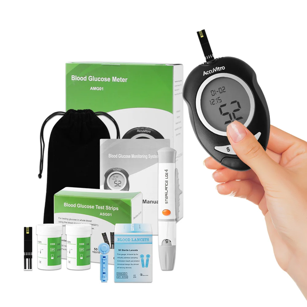 Glucometer Diabetes Blood Glucose Meter Medical Blood Sugar Tester ...