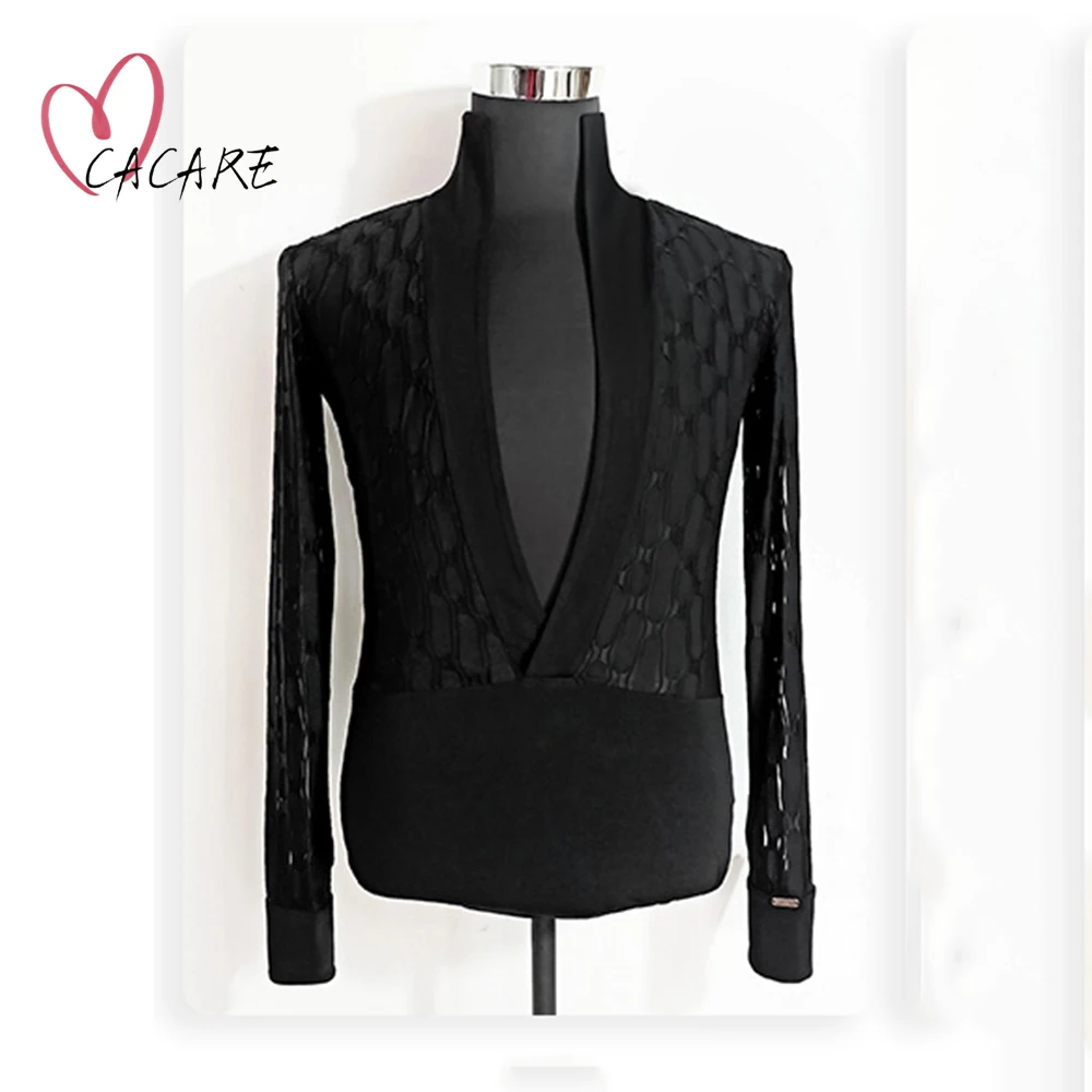 CACARE-Leotard-Mens-Shirts-Bodysuit-for-Latin-Ballroom-Dance ...