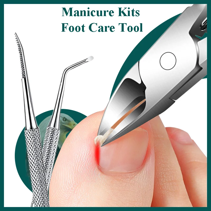 Stainless-Steel-Toenail-Ingrown-Nail-Art-Cuticle-Nipper-Pedicure-Tool ...
