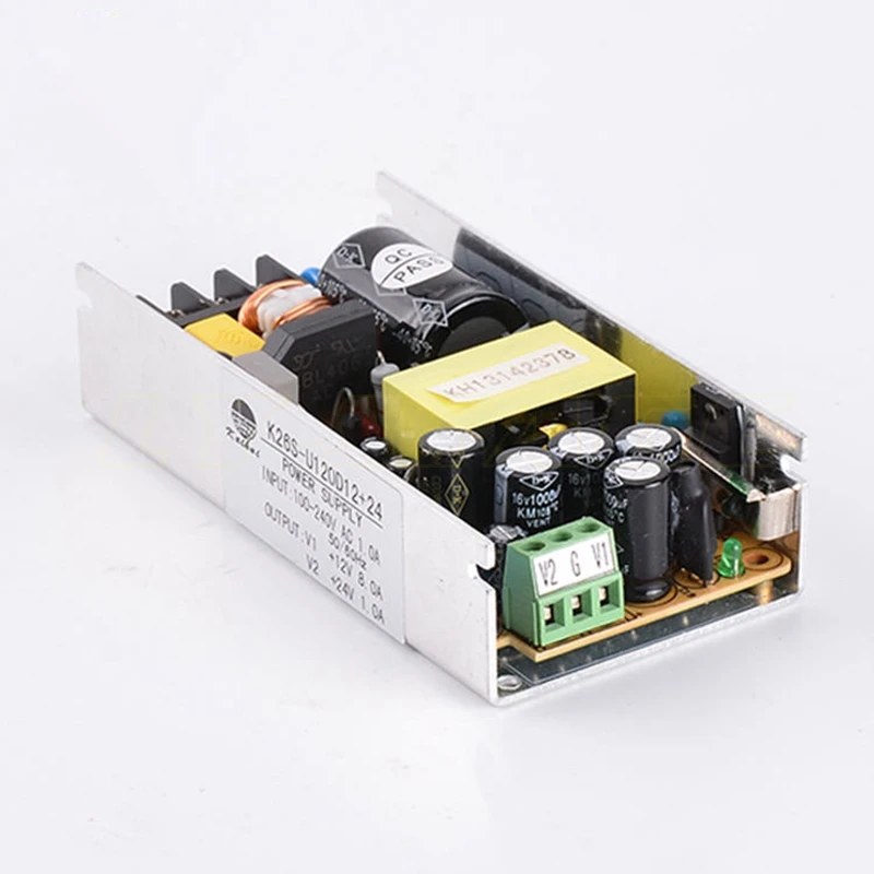 Electronic AC/DC Dual Output 24v 12v Open Frame Power Supply 120w ...